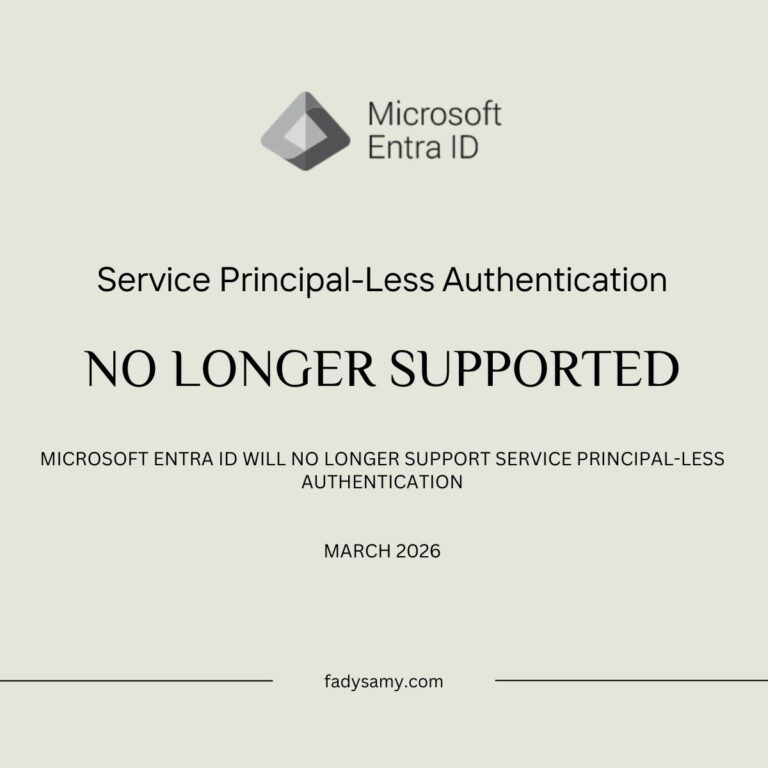 Identify Apps Using Service Principal-less Authentication – Fady Samy